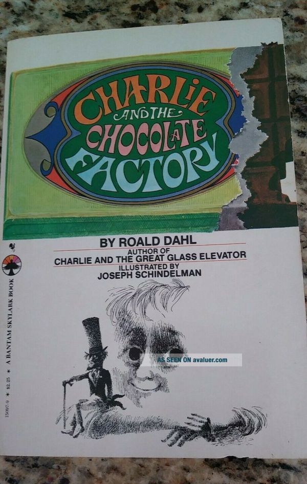 Vintage 1964 Charlie And The Chocolate Factory Ronald Dahl Paperbook ...