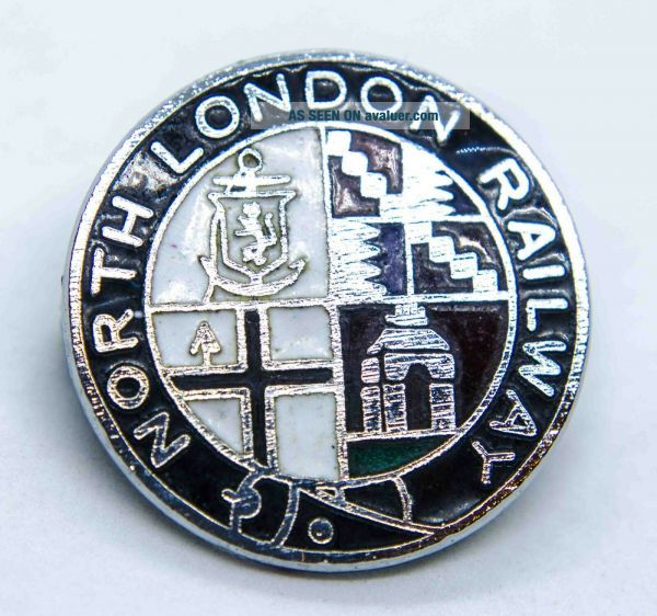 North London Railway Coat Of Arms Steam Railway Train Pin Badge | #46465763