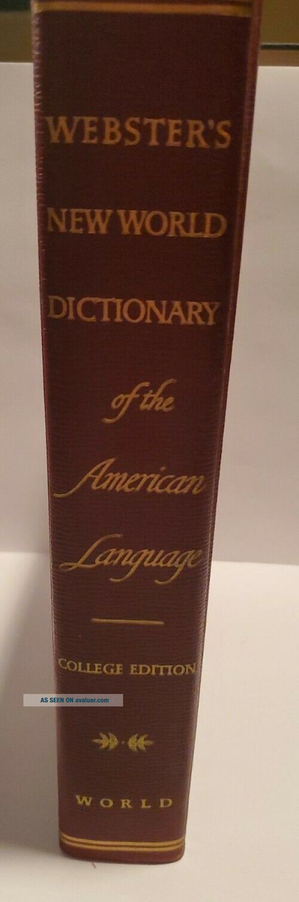 Webster’s World Dictionary Of The American Language College Edition ...