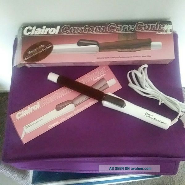 Clairol Custom Care Curler Curling Iron C - 500 Velvet Vintage 1983 ...