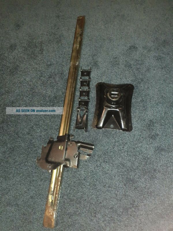 Vintage Auto Black Bumper Jack With Base | #46643467