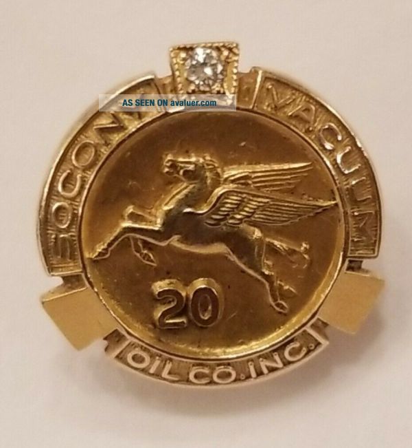 Vintage 10K Socony Standard Oil Company Petroleum Employee Service ...