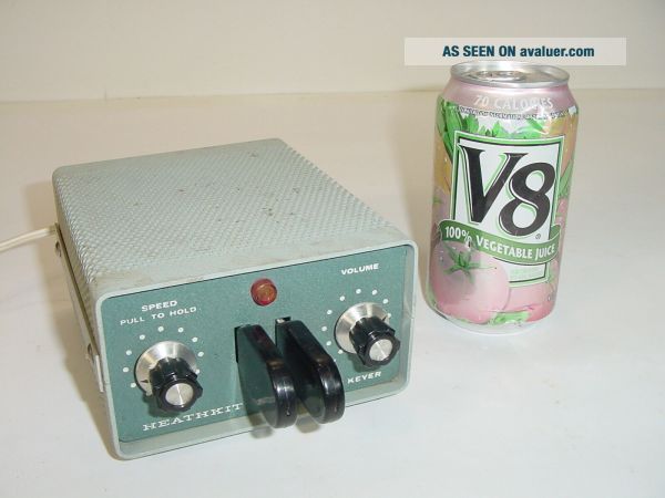 Vintage Heathkit HD - 1410 Tube HAM Radio Transmitter Morse Key ...