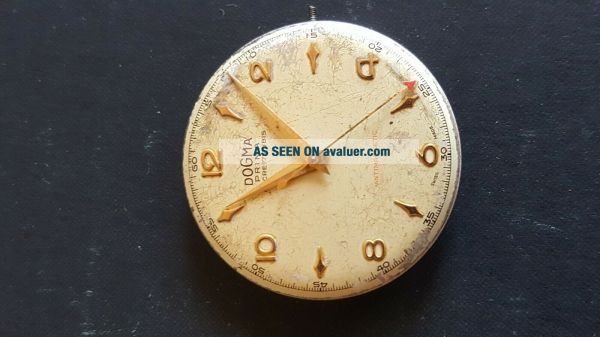 VINTAGE RARE Swiss Made Dogma Prima Ancre 17 Rubis Watch Check It ...