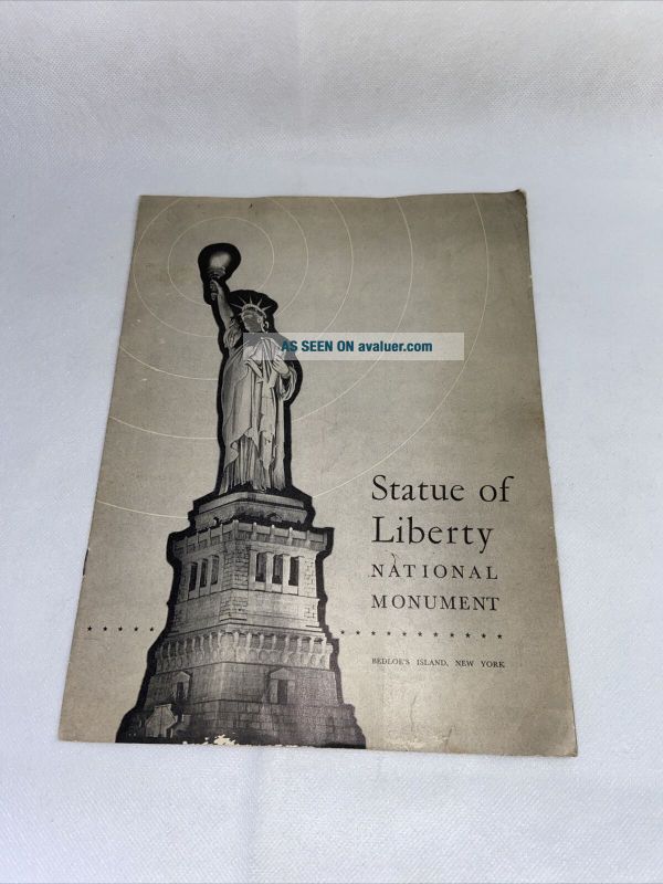 1941 Statue Of Liberty National Monument, Bedloe ' S Island Travel ...