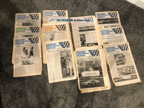 Vintage Grand National Scene Newspaper Nascar Winston Cup 1981 Full ...