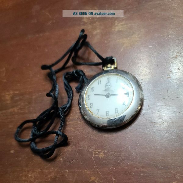 Vintage Thin Swiss Made 17 Jewel Pocket Watch | #46844982