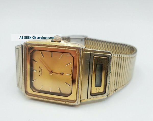 Vintage RARE Citizen Digital Analog Watch 3962 - 087607 | #46850710
