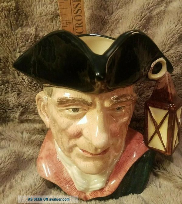Vintage 1962 Royal Doulton Character Toby Mug Jug LARGE NIGHT WATCHMAN ...
