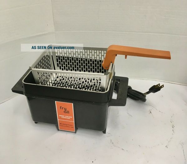 Vintage Hamilton Beach Fry All Dominion Deep Fryer Cooker 2121 1980s ...