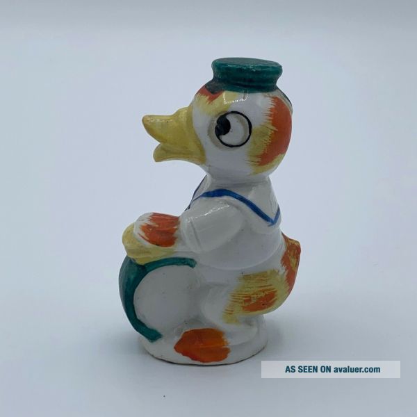 Vintage Donald Duck With Drum Figurine Made In Japan | #46892077
