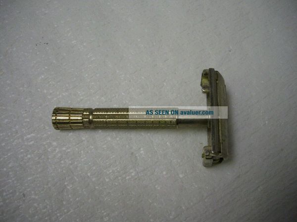 Vintage Gillette Double Edge Safety TV Razor TTO DE D4 1958 | #46741950