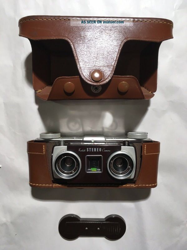 Vintage 1954 - 1959 Kodak Stereo Camera With Case | #46889991