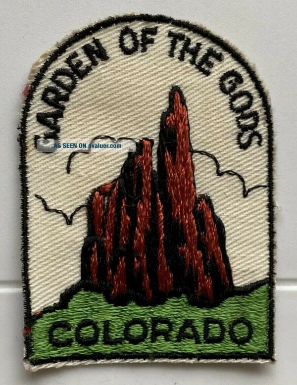 Vintage Garden Of The Gods Colorado Rock Formations Souvenir ...