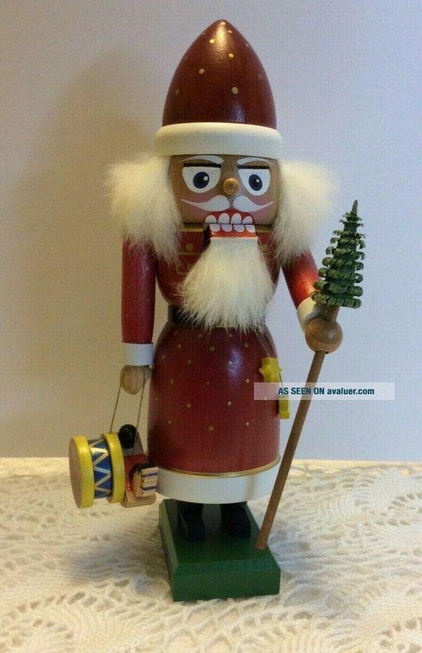Vintage E. M. MERCK Nutcracker FATHER CHRISTMAS 9 " OLD WORLD CHRISTMAS ...