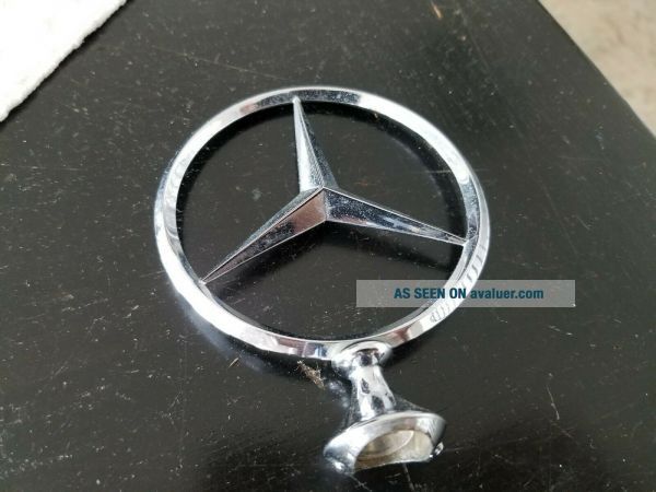 Vintage Mercedes Benz Star Hood Ornament Emblem Early 1960s Great Cond ...