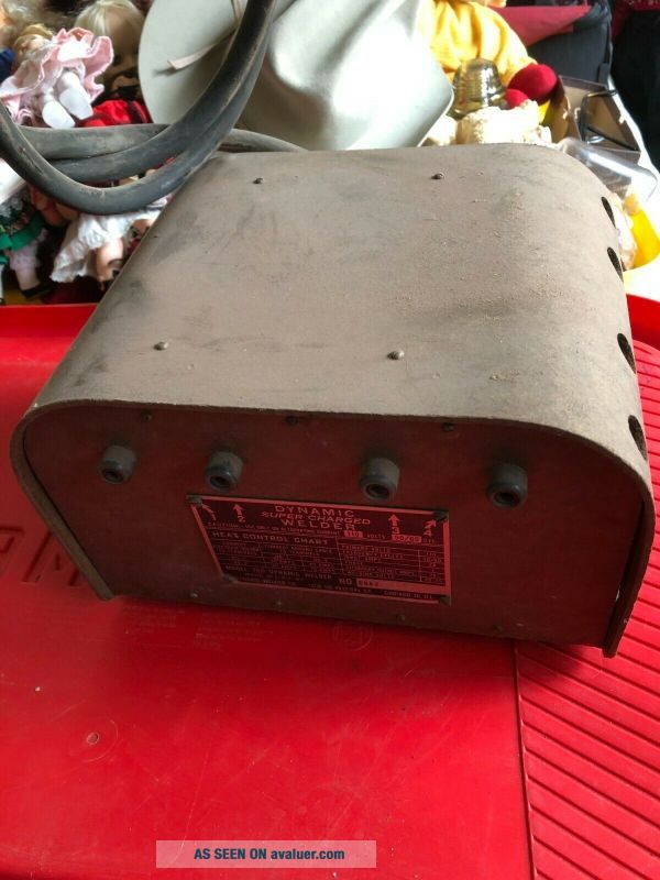 Vintage Dynamic Charged Welder Model 75D 110V 75A Wood Case | #47006582