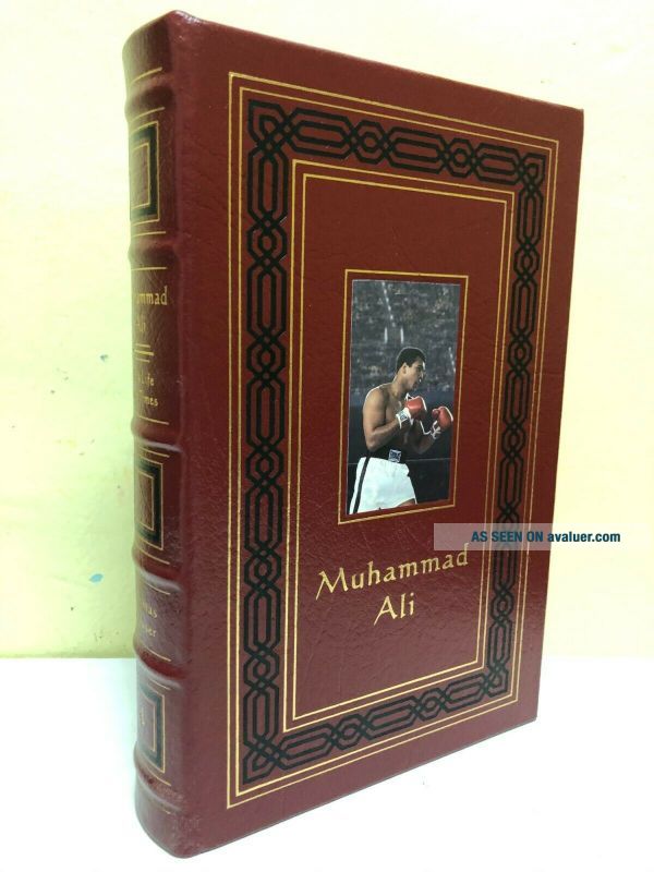 Muhammad Ali Signed Easton Press Leather Book 1829/3500 Ltd Ed | #47005868