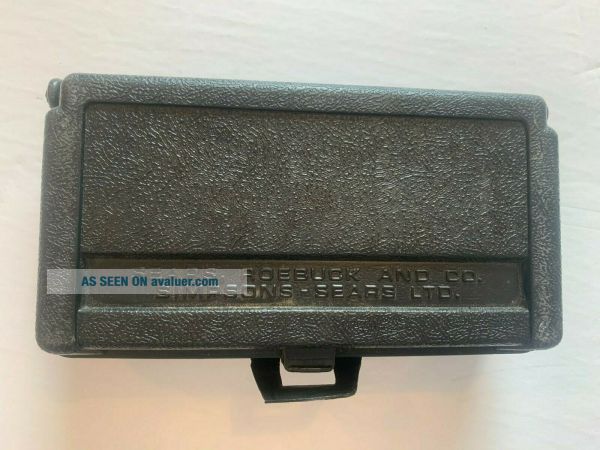 Vintage 1/4 " Craftsman Socket Ratchet Breaker Extension Box Set ...