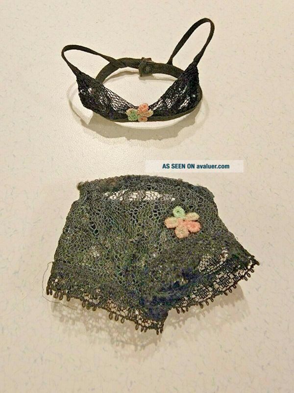 Vintage Barbie Clone MADDIE MOD BLACK LACE BRA AND UNDERWEAR | #47007448