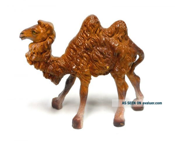 Vintage Italy Composition Hollow Inside Nativity Standing Camel Figure ...