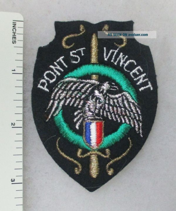 Vintage FRENCH COMMANDO CENTRE ENTRAINEMENT PATCH PONT ST VINCENT ...