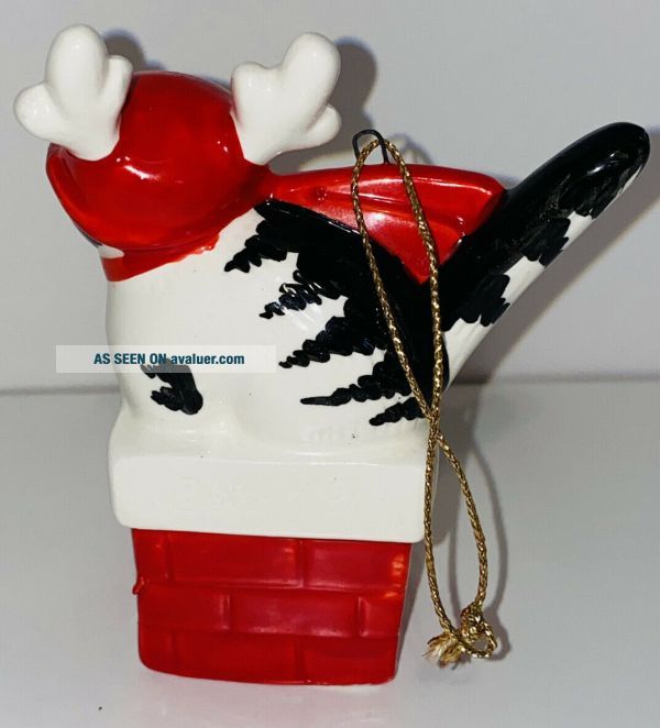 Vintage B. Kliban Cat Christmas Signed 1981 Ornament Reindeer Chimney ...