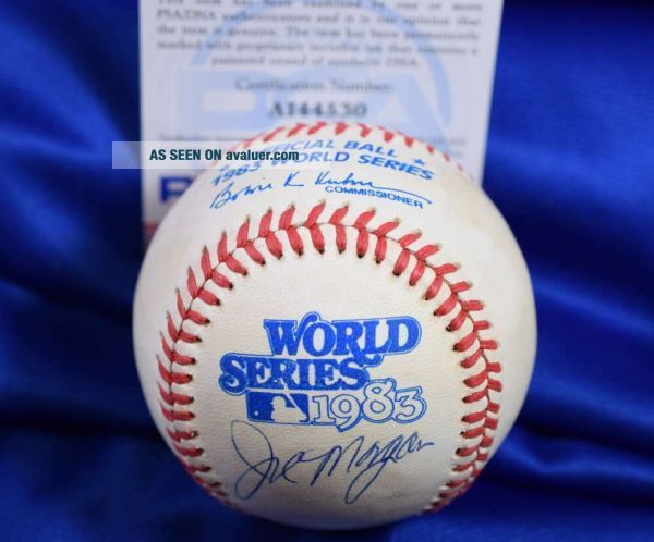 Joe Morgan PSA DNA Autograph 1983 World Series Signed Baseball | #47031821