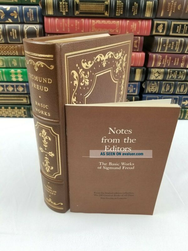 Franklin Library 100 Greatest The Basic Of Sigmund Freud W/ Notes ...