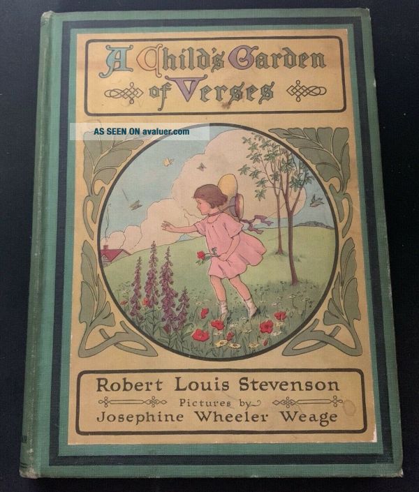 A Childs Garden Of Verses By Robert Louis Stevenson 1917 Josephine ...