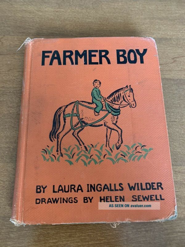 Farmer Boy Laura Ingalls Wilder Early Library Edition 1933 HC Helen ...