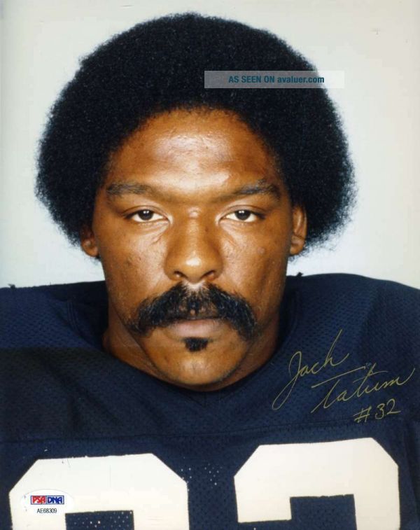 Jack Tatum Psa Dna Autograph 8x10 Raiders Photo Hand Signed Authentic ...
