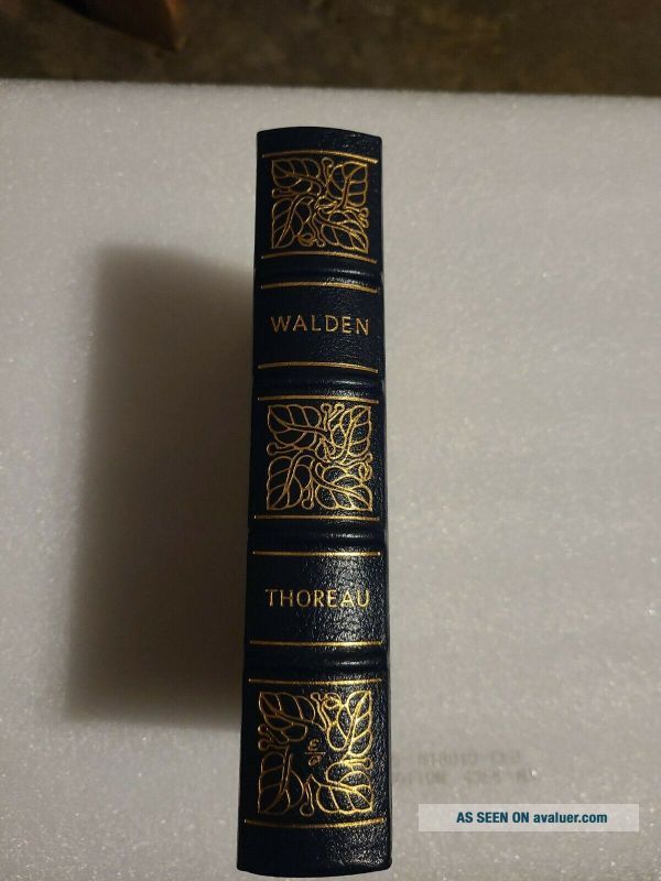 Easton Press 100 Greatest Books Ever Written Walden Henry David Thoreau ...