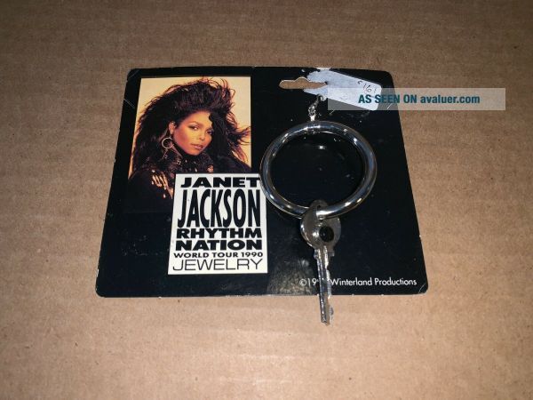 Vintage 1990 Janet Jackson Rhythm Nation World Tour Jewelry | #47274338
