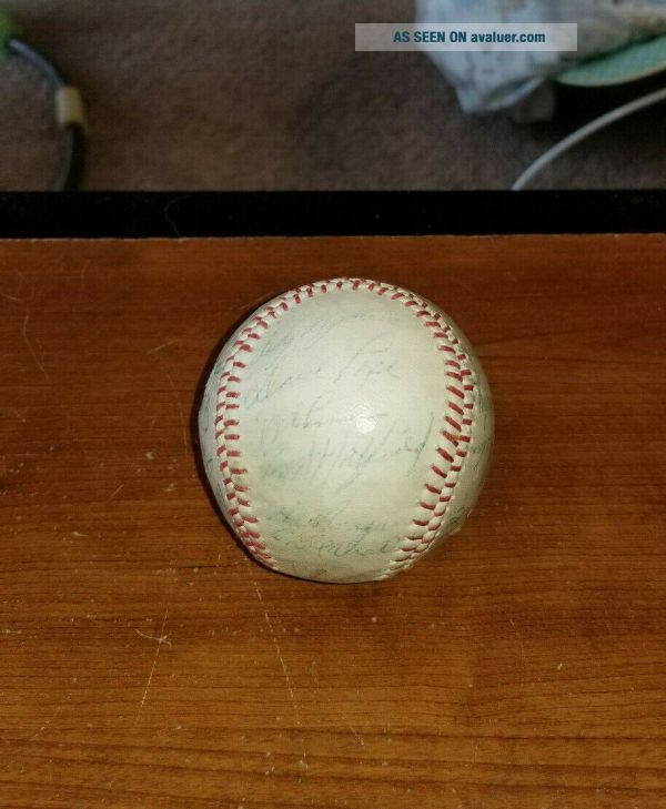 1958 SAN DIEGO PADRES PCL TEAM SIGNED BASEBALL 23 SIGS DAVE POPE, BILL ...