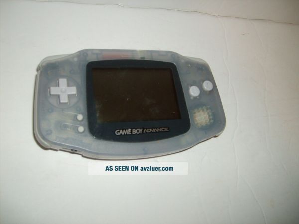 GAMEBOY ADVANCE CLEAR GREY CONSOLE UNIT VINTAGE SYSTEM | #47299402