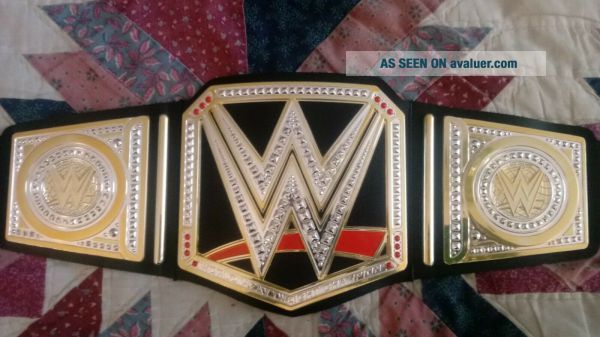 Kane, Rob Van Dam & Mick Foley Signed WWE Championship Toy Belt | #47204150