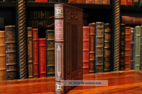 FRANKLIN LIBRARY THE REIVERS BY WILLIAM FAULKNER PULITZER PRIZE CLASSIC ...