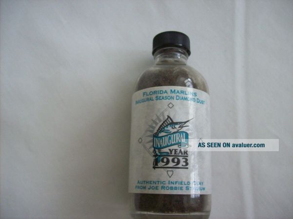 Florida Marlins 1993 Inaugural Season Diamond Dust From Joe Robbie ...