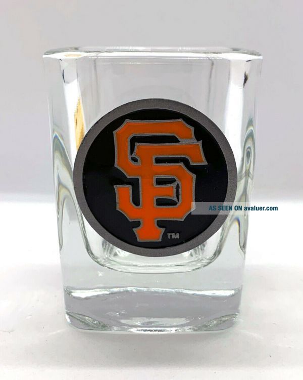 SAN FRANCISCO SF GIANTS Baseball Medallion Logo MLB Souvenir Drinking ...