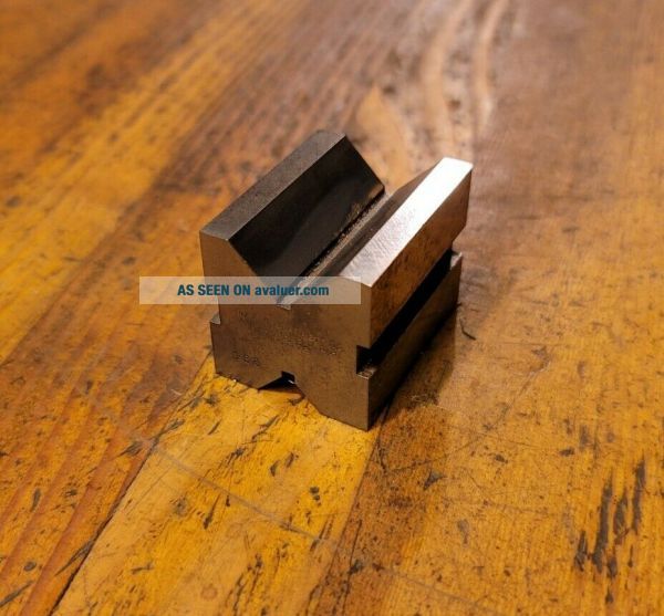 Machinist Tools V Block STARRETT Steel Vintage Toolmakers Setup Blocks ...