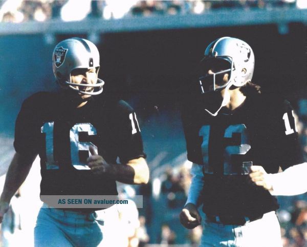 GEORGE BLANDA & KEN STABLER 8X10 PHOTO OAKLAND RAIDERS PICTURE NFL ...
