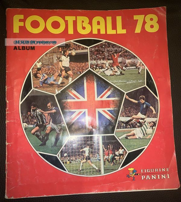 PANINI - FOOTBALL ‘78 COLLECTORS ALBUM COMPLETE - FULL ALL STICKERS ...