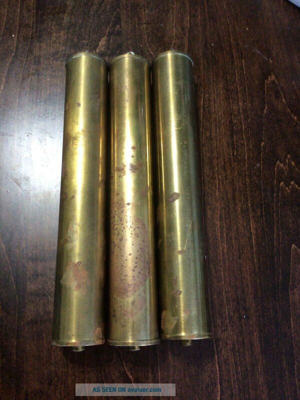 SET OF 3 VINTAGE GRANDFATHER CLOCK WEIGHTS TEMPUS FUGIT | #47495202