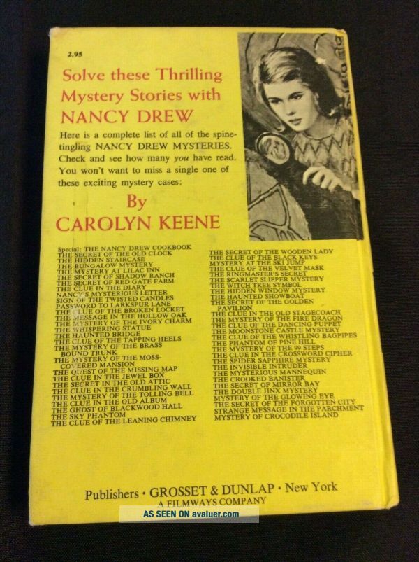 NANCY DREW 52: THE SECRET OF THE FORGOTTEN CITY By Carolyn Keene 8th ...