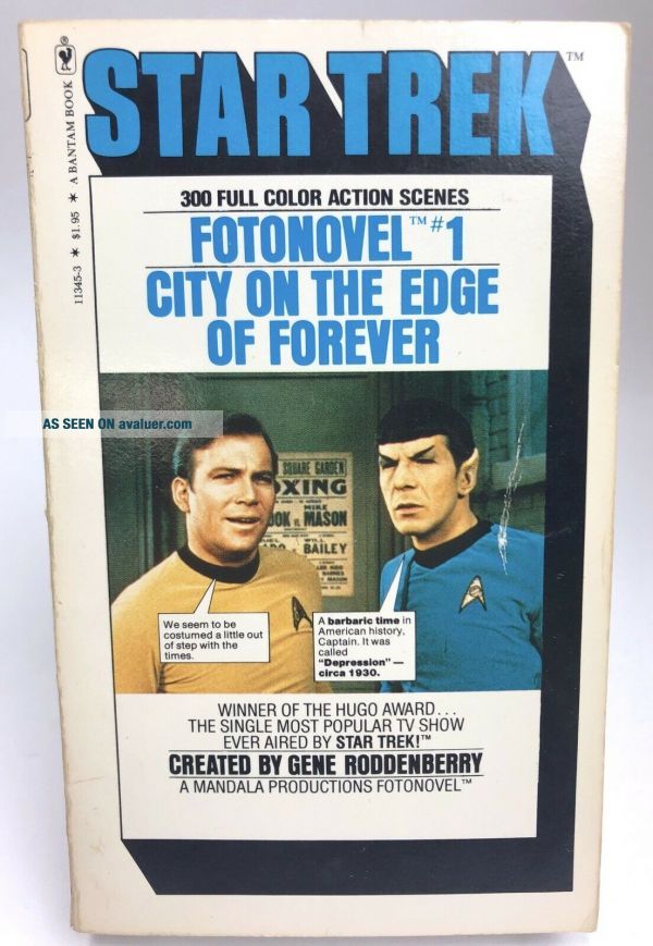 STAR TREK Fotonovel 1 CITY ON THE EDGE OF FOREVER Tv Tie - In 1ST ...