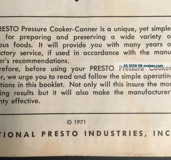 The Modern Guide To Pressure Canning And Cooking Presto Cooker - Canner ...