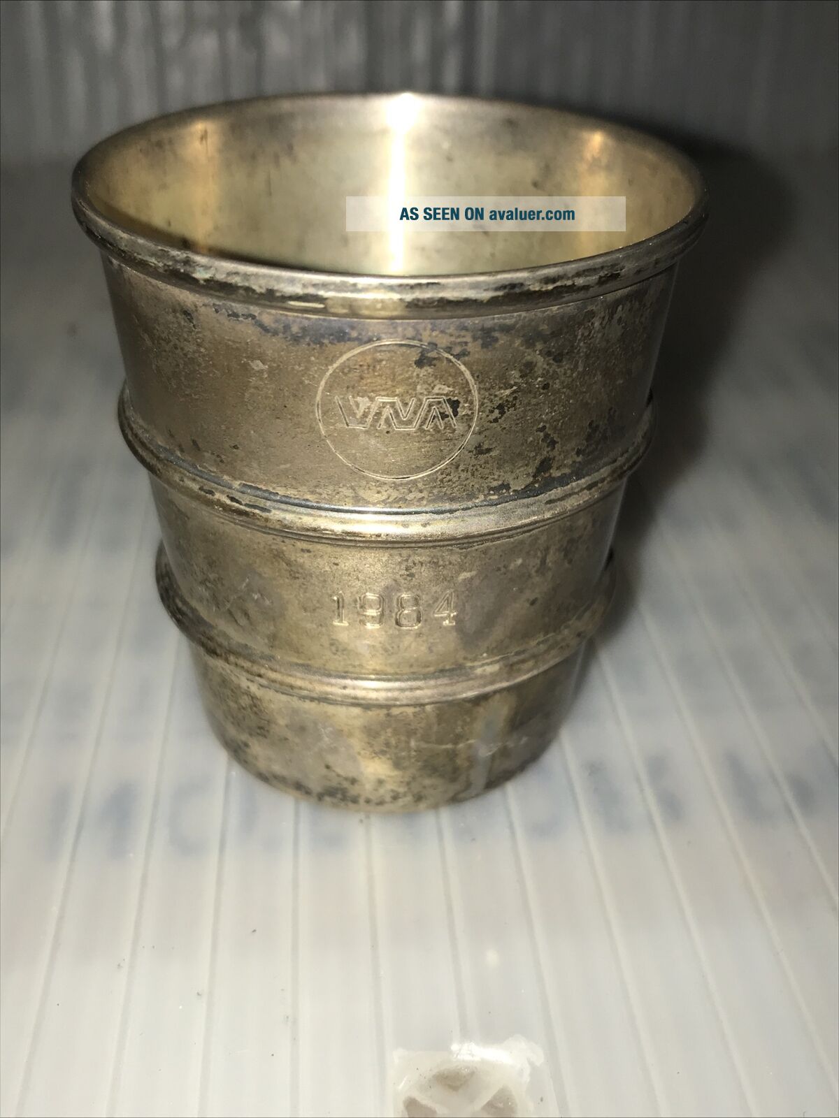 Vintage Gorham Silver 354 Sterling Silver Stoplight Jigger Shot Cup ...