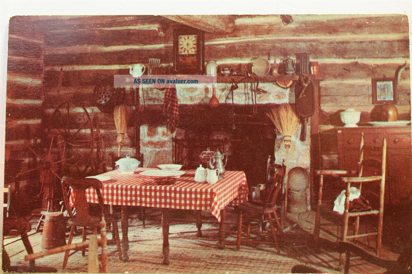 Illinois IL Lincoln Salem State Park Rutledge Tavern Kitchen Postcard ...