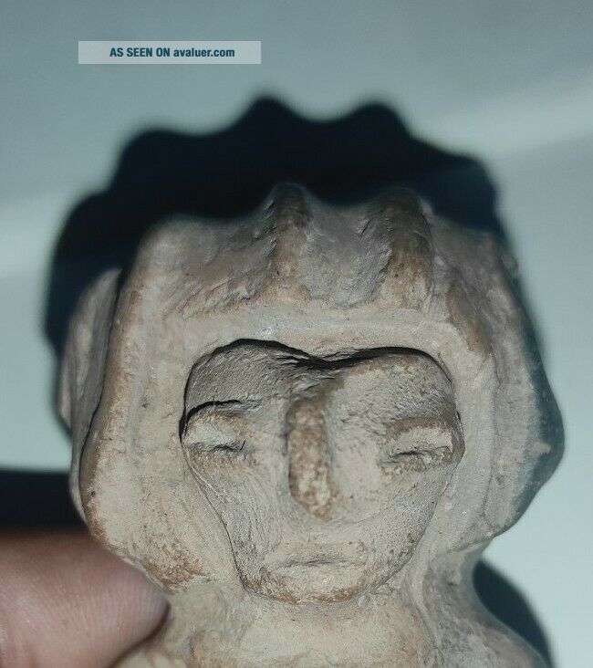 Rare Ancient Pre Columbian Valdivia Seated Figure | #58782781